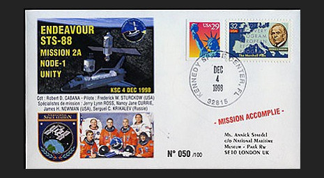 STS-88 type 2: 1998 - Amarrage du module américain Node-1 Unity