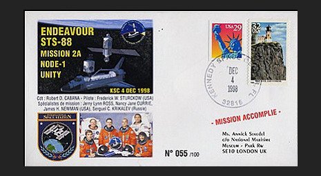 STS-88 type3 : 1998 - Docking of the American module Node-1 Unity