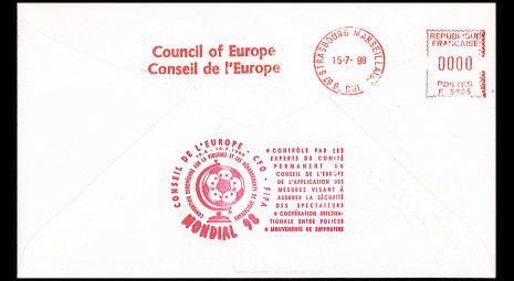 FIFA98-8: FDC Football World Cup FRANCE 1998 - Quarter Final Germany ...