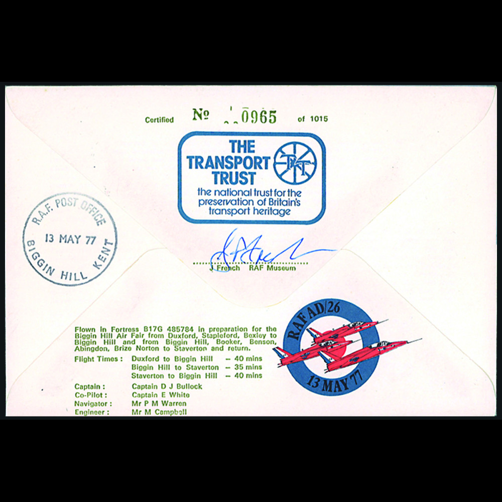 RAF-FORT77D: US Historic Patrol THE (B-17) FLYING FORTRESS - Pilot ...