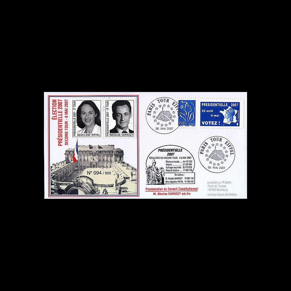 EP07-2 : 2007 - FDC "France Election Présidentielle 2007 - 2e TOUR ...