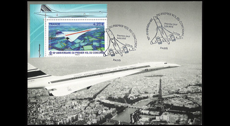 CO-RET88C: PC "50 years CONCORDE 1969-2019" by AIRMAIL Airbus A380 ...
