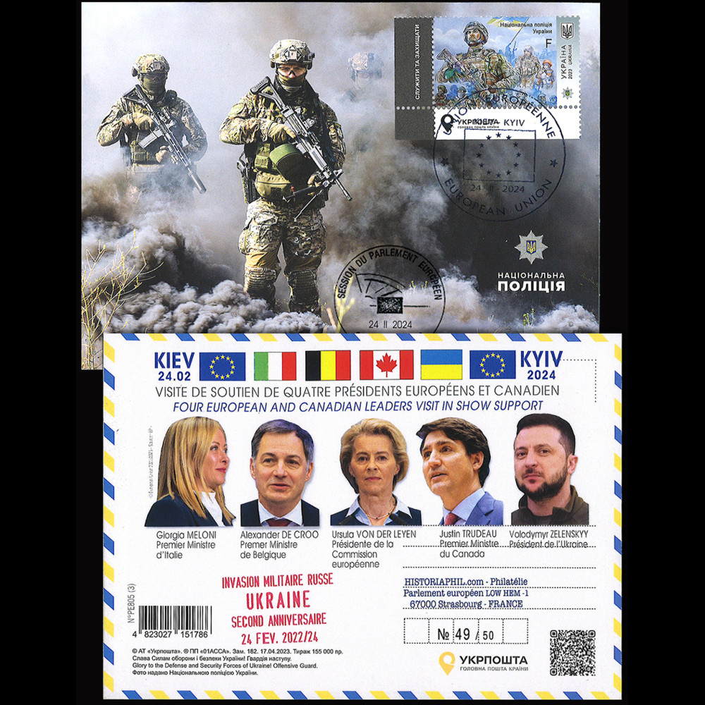 PE805 "2 years WAR UKRAINE, MELONI, DE CROO, VON DER LEYEN, TRUDEAU ...