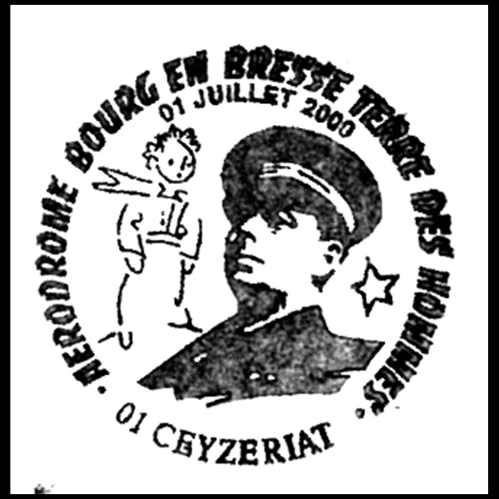 PAP France 2000 "100 ANS SAINT-EXUPÉRY Aérodrome Bourg-en-Bresse, Petit ...