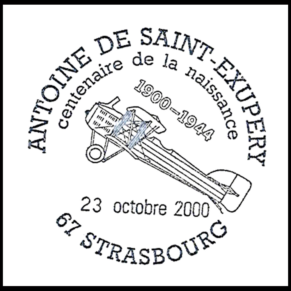 PAP France 2000 "100 ANS SAINT-EXUPÉRY - Brevet Pilote SOPWICH ...