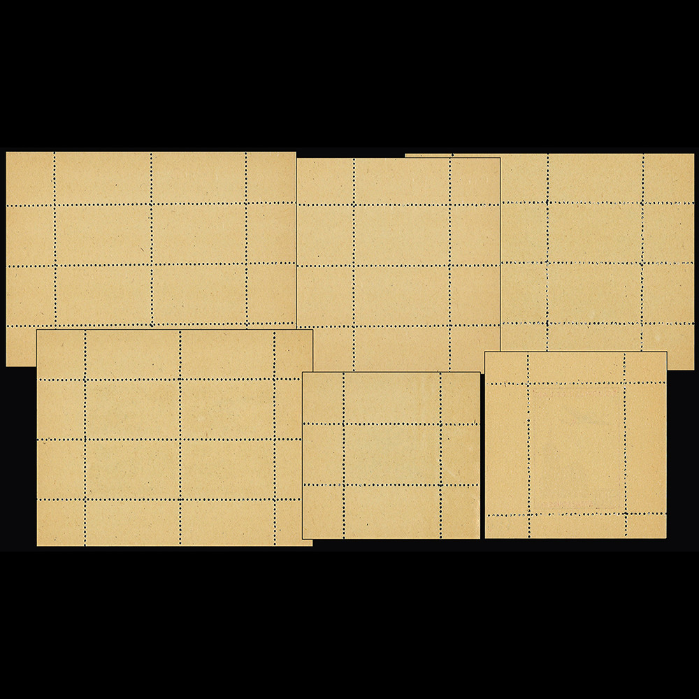 6 blocs Avion France JOURNÉES AIR STRASBOURG 1946, Avion sanitaire ...