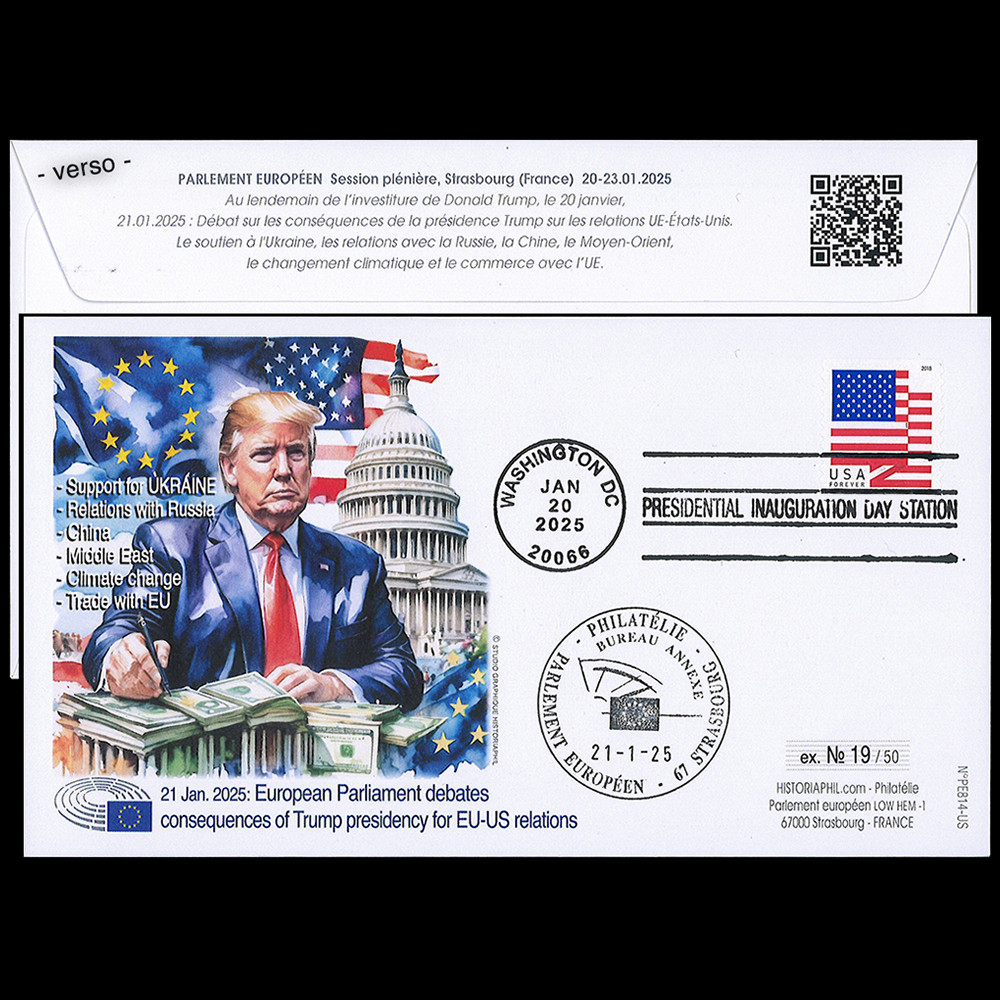 FDC USA 2025: D. TRUMP Inauguration, EU-US customs duties, Ukraine ...